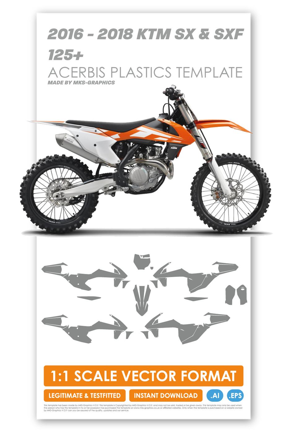 KTM Motocross Templates – Page 2 – MKS-Graphics