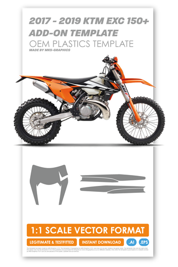 KTM Motocross Templates – MKS-Graphics
