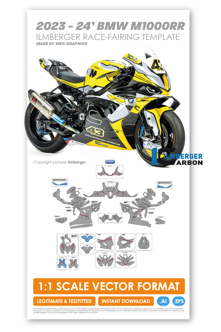 BMW TRACKBIKE TEMPLATES – MKS-Graphics
