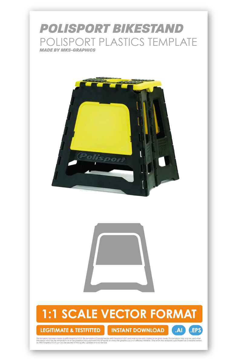 POLISPORT FOLDABLE BIKESTAND TEMPLATE – MKS-Graphics