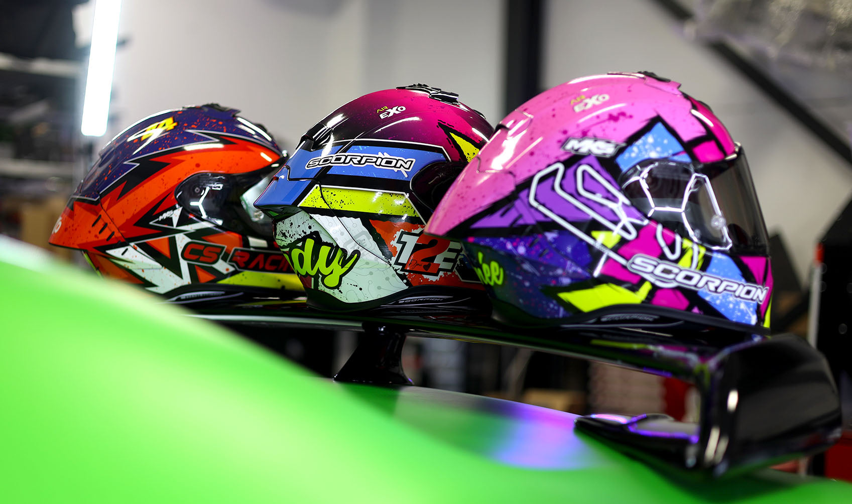 Helmet graphics – MKS-Graphics