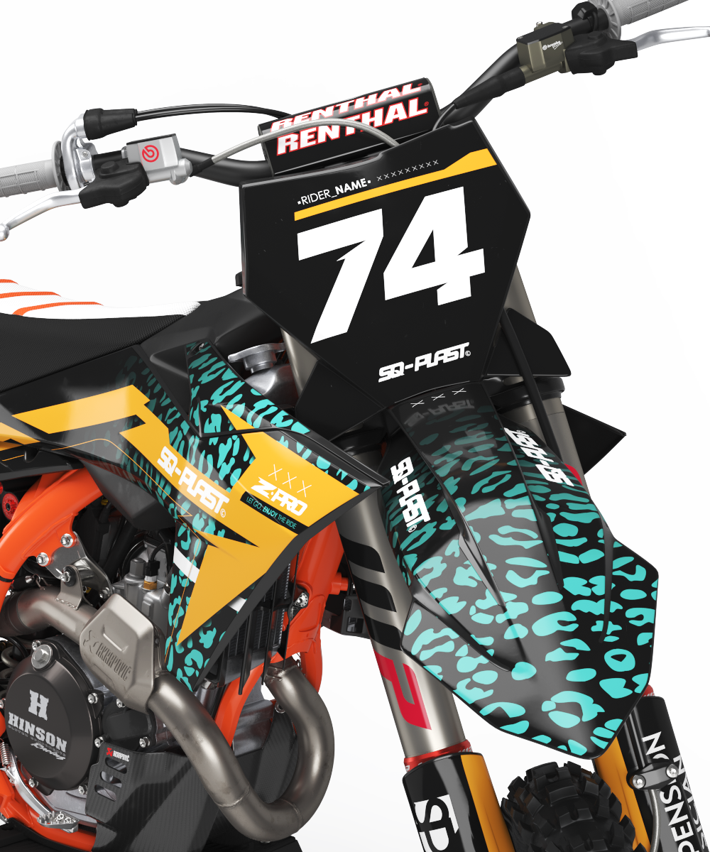 KTM - LEOPARD - PRE-MADE DESIGN (KTM - SX - SXF 2023) – MKS-Graphics
